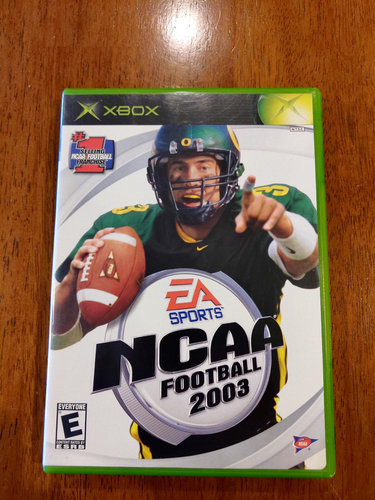 NCAA Football 2003 (Xbox, 2002) DISC NEAR MINT, W/MANUAL, MAIL IT ...