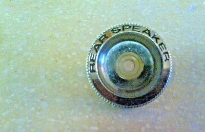 VINTAGE AM/AMC AMX JAVELIN RAMBLER GREMLIN NOS REAR SPEAKER KNOB BEZEL ...
