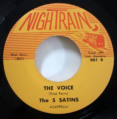 The 5 SATINS 45 All Mine / The Voice NIGHTRAIN Mint- Doowop #2917 | eBay