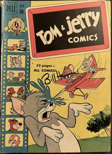 Bill Hanna signed Tom & Jerry Comic Book | eBay