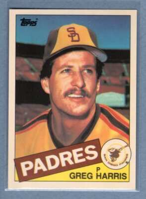 1985 Topps Tiffany #242 Greg Harris NM | eBay