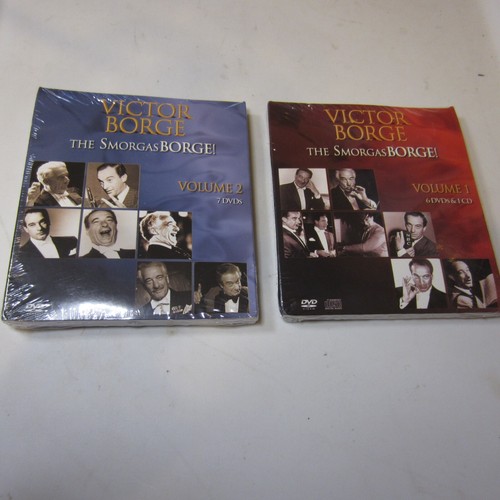 Victor Borge SEALED - The SmorgasBorge - Volume 1 & Volume 2 - 13 DVD's ...