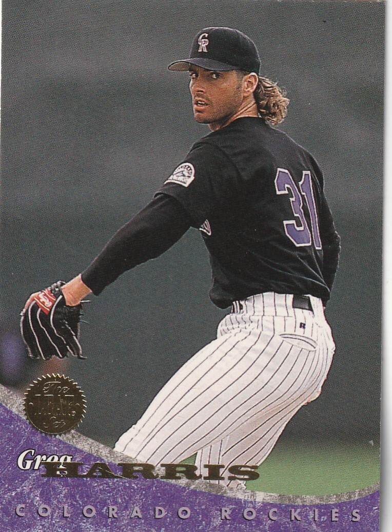 FREE SHIPPING-MINT-1994 Leaf Greg Harris #416 ROCKIES | eBay