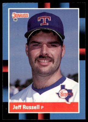 1988 Donruss #531 Jeff Russell Texas Rangers | eBay