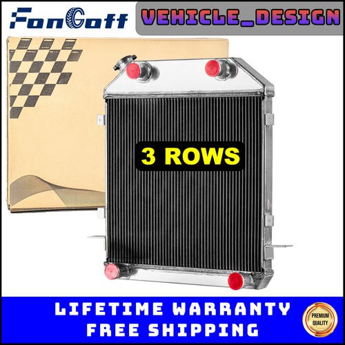 3-Row Aluminum Radiator Fits 1939 1940 Ford Deluxe Pickup Truck ...