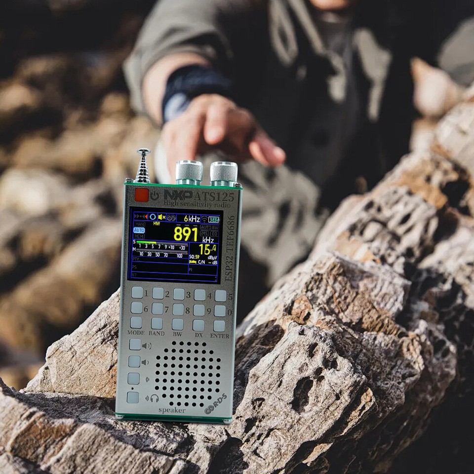 ATS125 Portable Radio Receiver 2500mAh Hand-Held Radio Receiver for ...