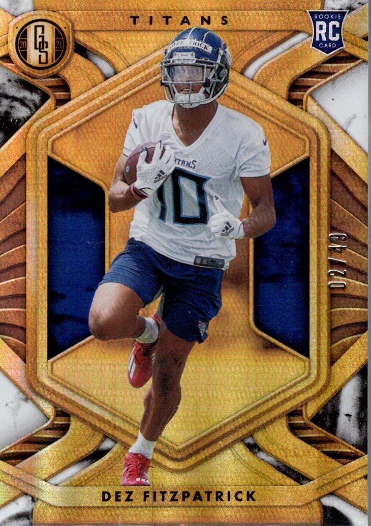 2021 Panini Gold Standard - Rookies Dez Fitzpatrick #133 White Gold /49 ...