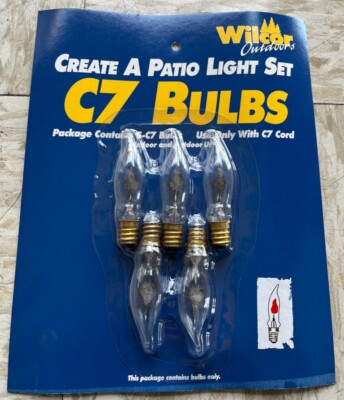 Vintage Box of 6 C7 Flicker Flame Light Bulbs NEW 30 Lights in Total | eBay