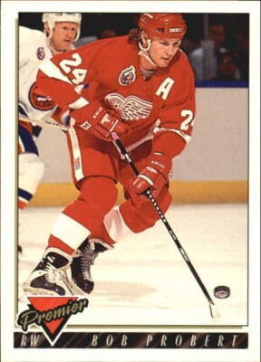 1993-94 TOPPS PREMIER - NHL Trading Card #177 - BOB PROBERT, Detroit ...