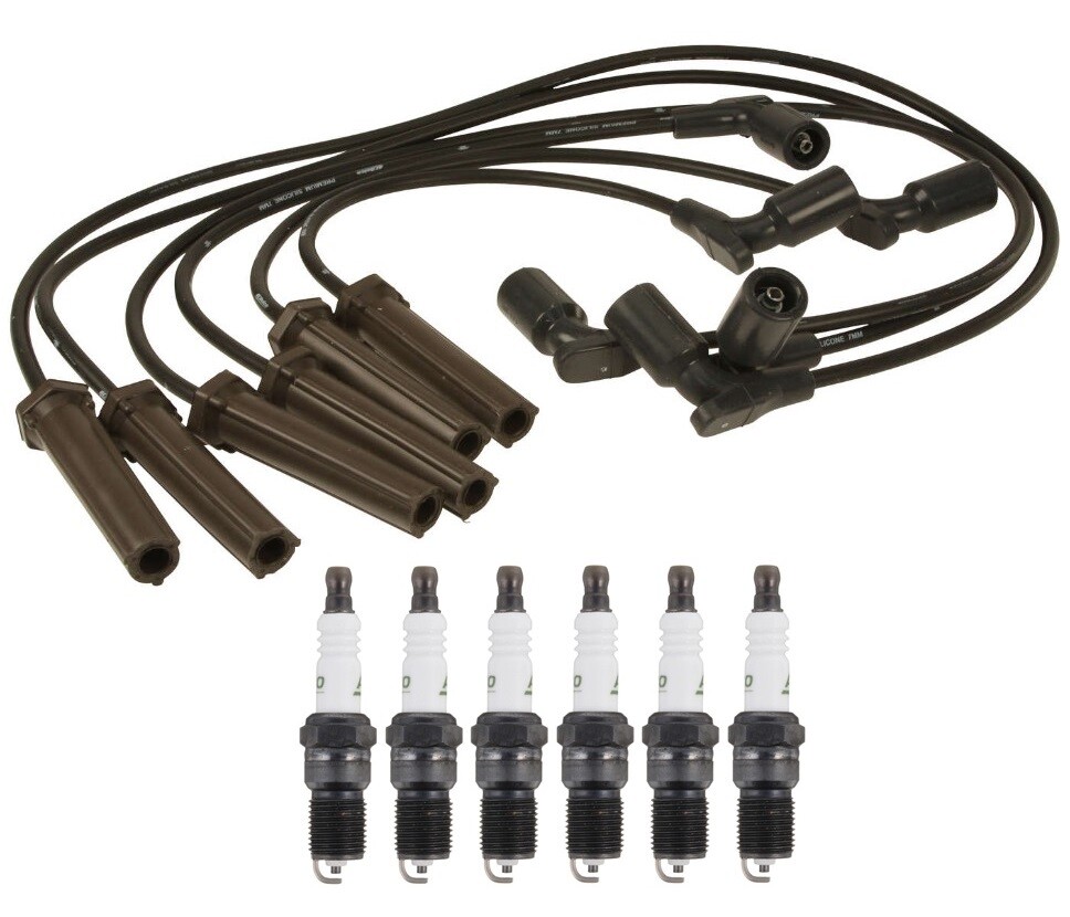 GM OE Ignition Wire Set & 6 ACDelco Spark Plugs Kit For Monte Carlo 3.9 ...