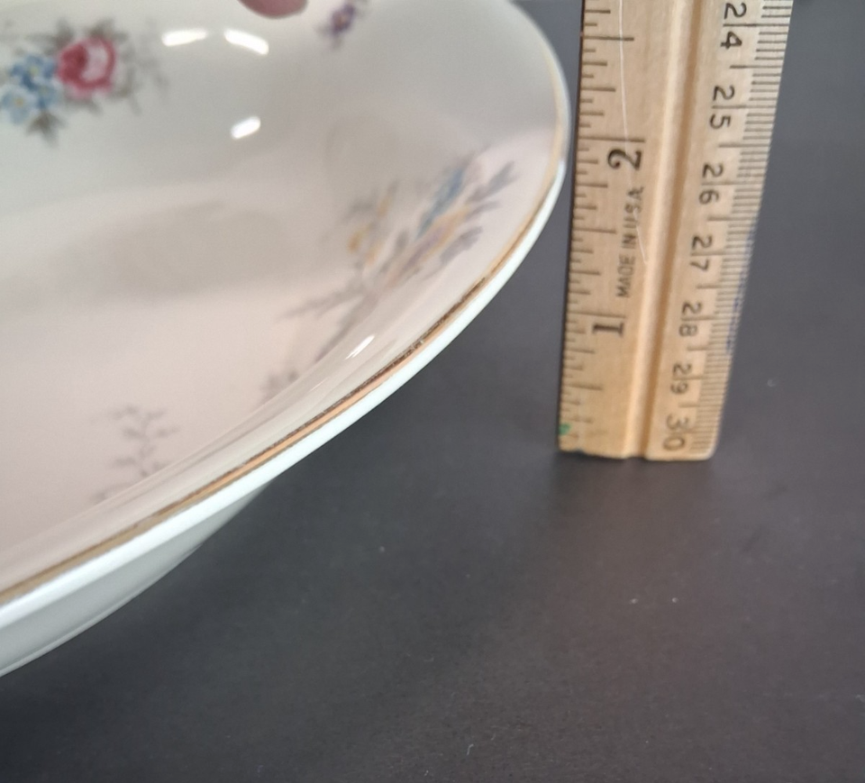 VTG Hutschenreuther Selb Bavaria Floral Oval Serving Bowl 10 1/8 ...
