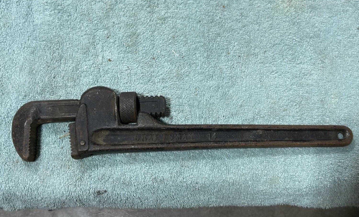 Vintage 14” CRAFTSMAN Pipe Wrench | eBay