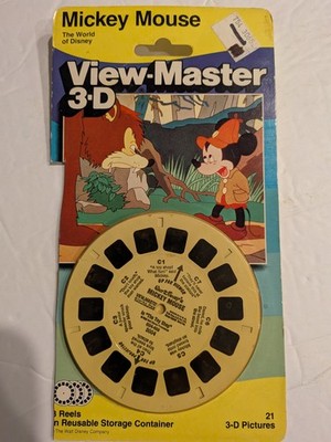 Vintage View-Master 3D Reels Mickey Mouse Disney 3-Reel Set Stock No ...
