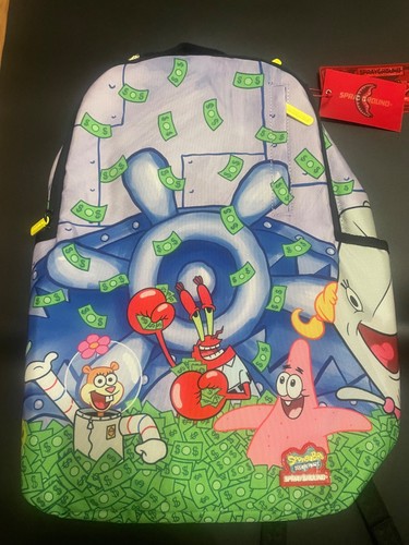 SPRAYGROUND SPONGEBOB CREW MONEY BATH DLXR BACKPACK - Cartoon Bag ...