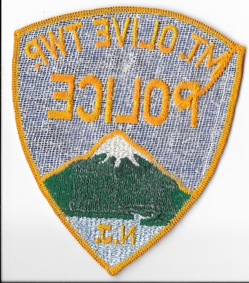 Mt. Olive Township Police Department, New Jersey Shoulder Patch V1 | eBay