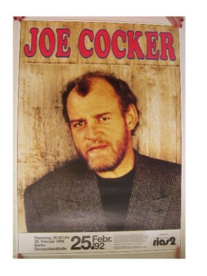 Joe Cocker Poster Concert Berlin 1992 | eBay
