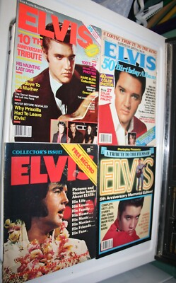 LOT OF 4 ELVIS MAGAZINES 1978-1987 GREAT COLLECTOR'S LOT | eBay