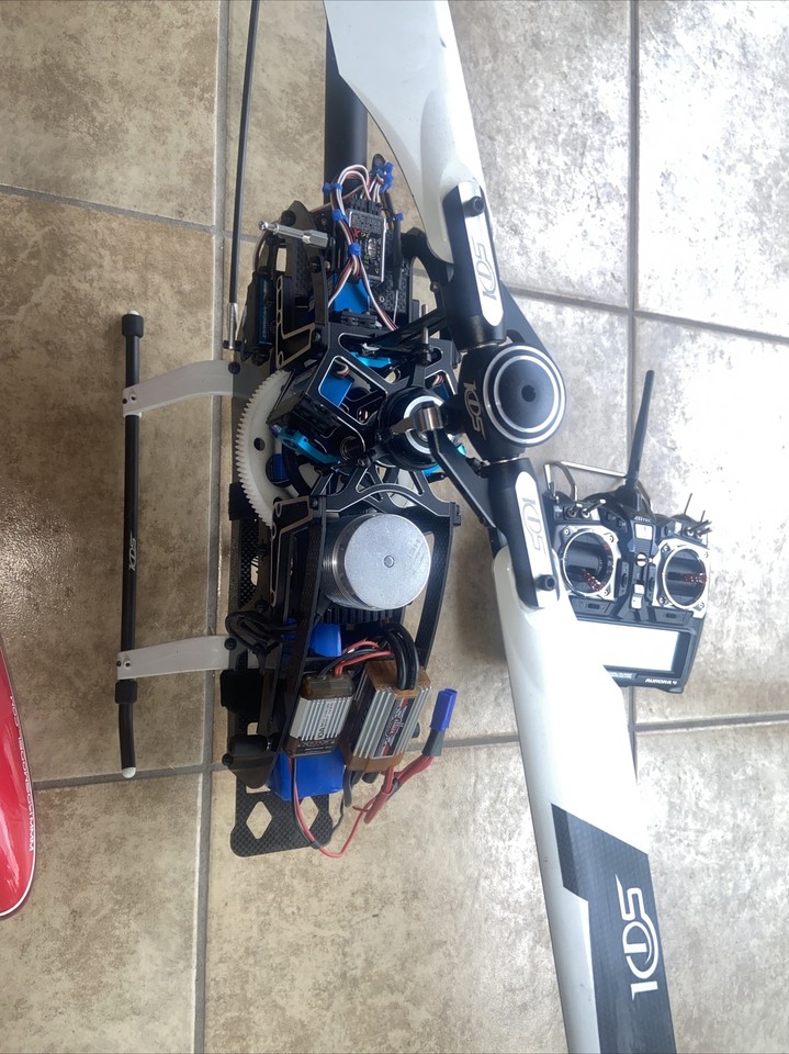 KDS Innova 600 V2 DFC Flybarless Helicopter and Remote AURORA 9 Hitec ...
