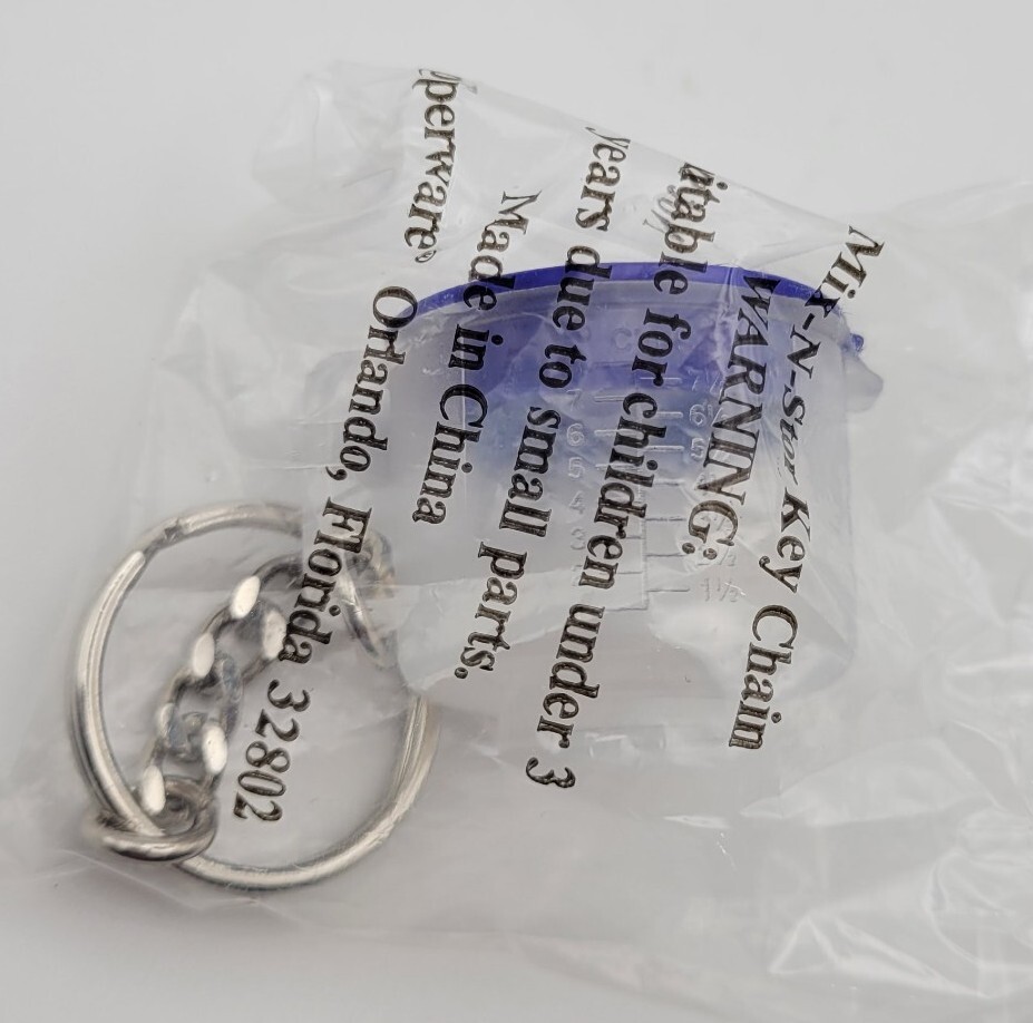 Mini Tupperware Mix N Stor Plus Pitcher Keychain New Sealed Vintage | eBay
