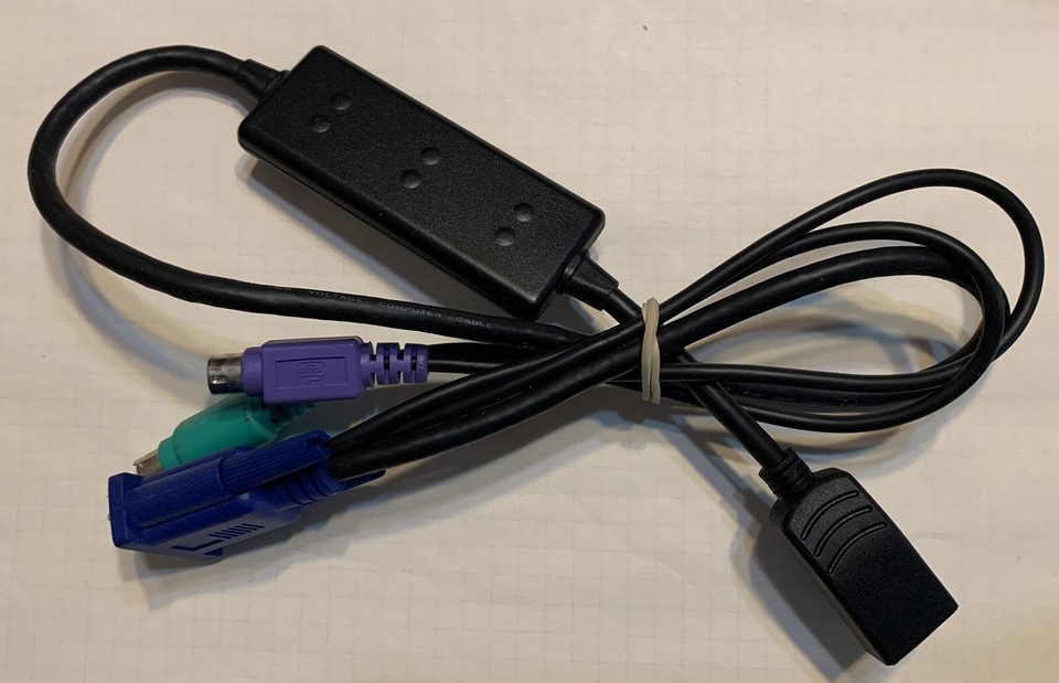 DELL KVM PowerEdge 2161DS 2160AS KVM Switch PS2 POD SIP Module 0RF511 ...