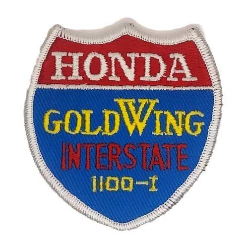 Vintage Honda Gold Wing Embroidered Motorcycle Patch | eBay