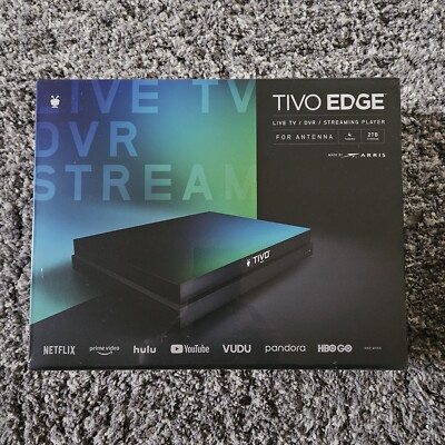 TIVO EDGE for ANTENNA ~ RARE 4 TUNER 2TB MODEL ~ SEALED BOX ~ 315 HOURS ...
