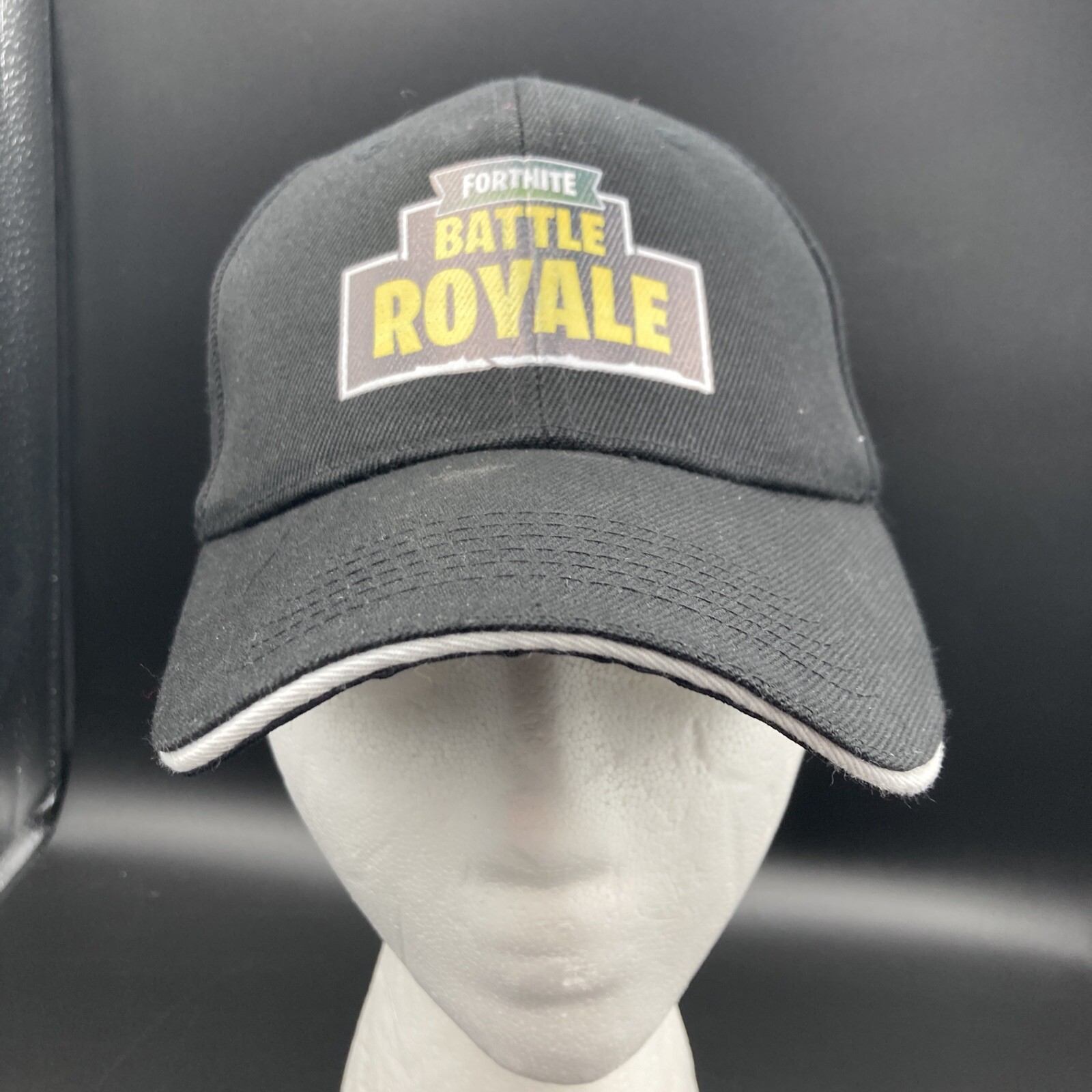 Fortnite Battle Royale Baseball Hat Black Adjustable - Gem