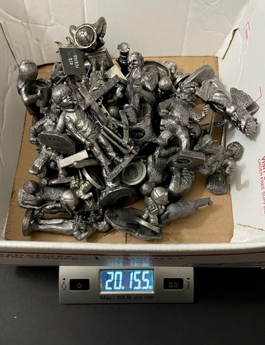 Scrap Pewter 20 lbs Casting Reloading Metal Crafts Jewelry Fishing ...