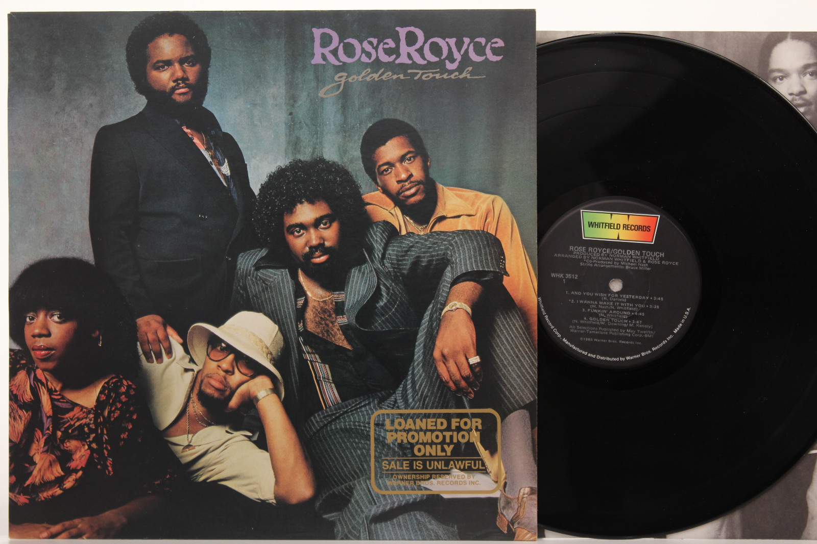 Rose Royce Golden Touch LP Vinyl 1980 (Promo) - VG+ | eBay