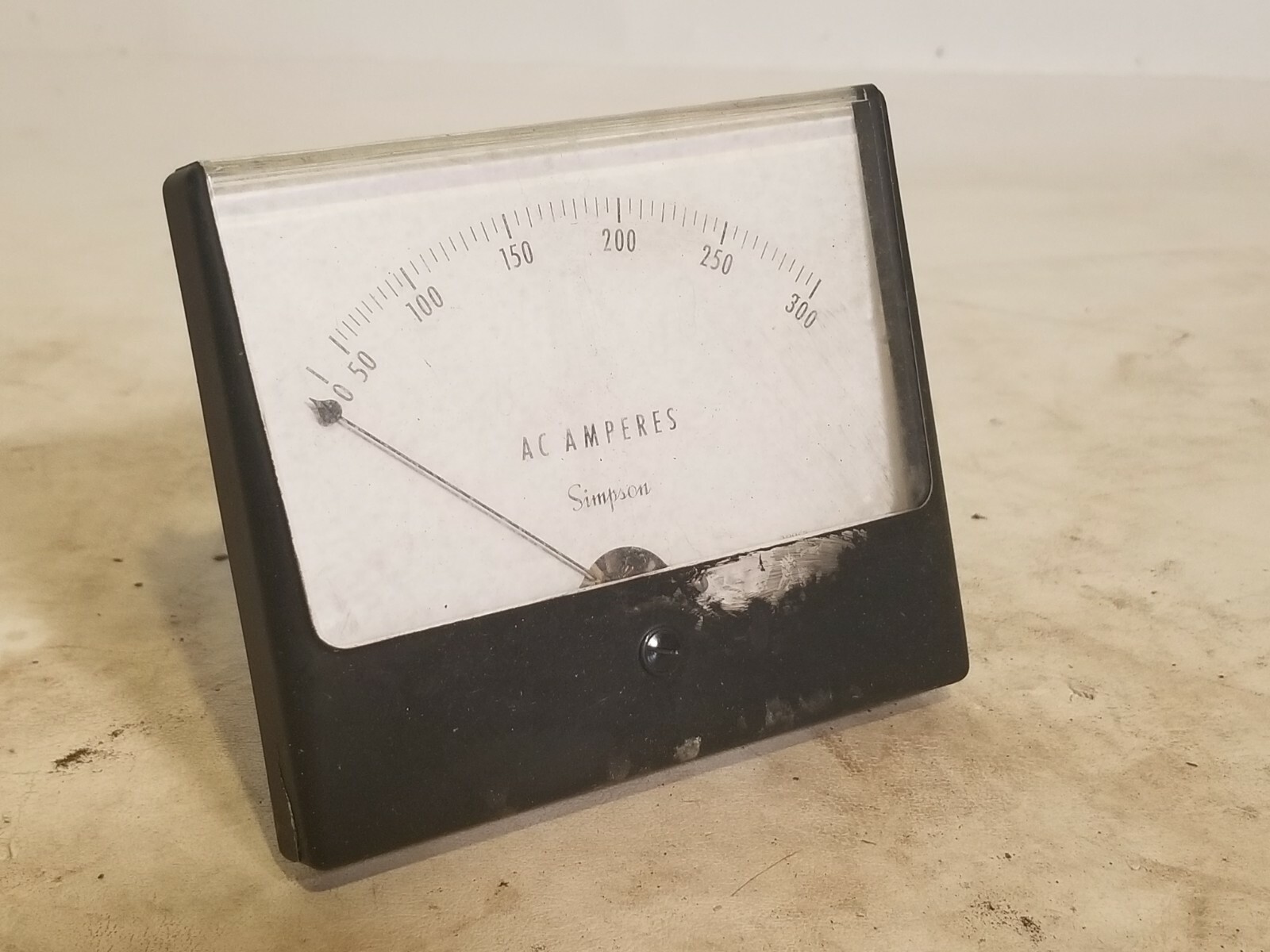 Simpson Instruments Analog AC Ammeter Model 1359 Cat# 10330 0-250V ...