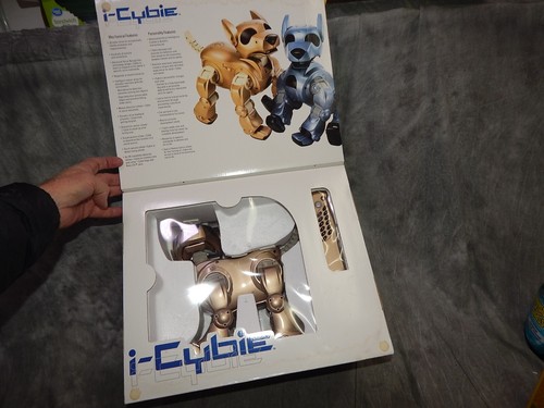 New I-Cybie Gold Electronic Robotic Dog Tiger Hasbro 2001 Gold | eBay