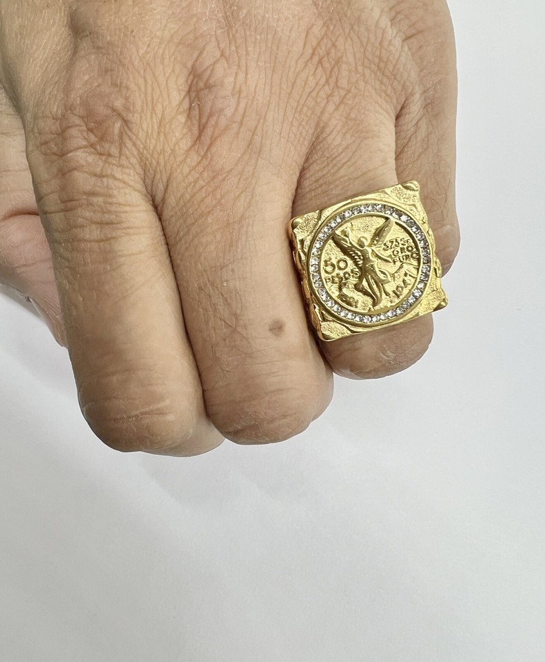 Centenario Ring Stainless Steel Sizes 8-9-10-11-12 | eBay