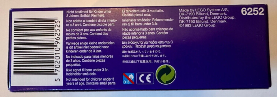 Vintage 1993 LEGO Pirate set 6252 - Sea Mates; Factory Sealed; Mint ...