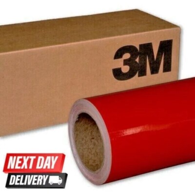 3M 2080 G53 GLOSS FLAME RED VINYL WRAP BEST QUALITY / NEXT DAY DELIVERY ...
