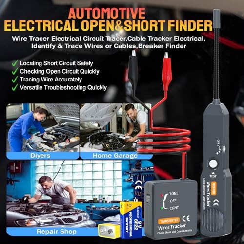 Wire Tracer Electrical,Open&Short Finder Circuit Tester,Circuit Tracer ...