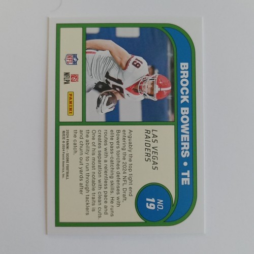 Brock Bowers Score 2024 Football Rookie Card RC Lot -Contains 4 Cards ...