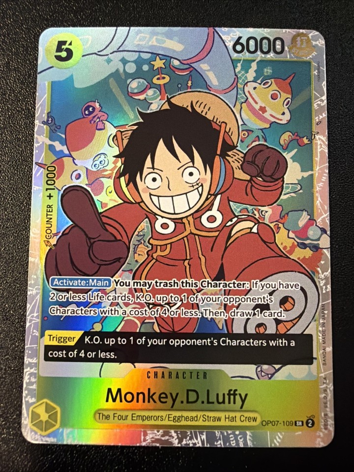 Monkey D Luffy (OP07-109) SR 500 Years in the Future | eBay