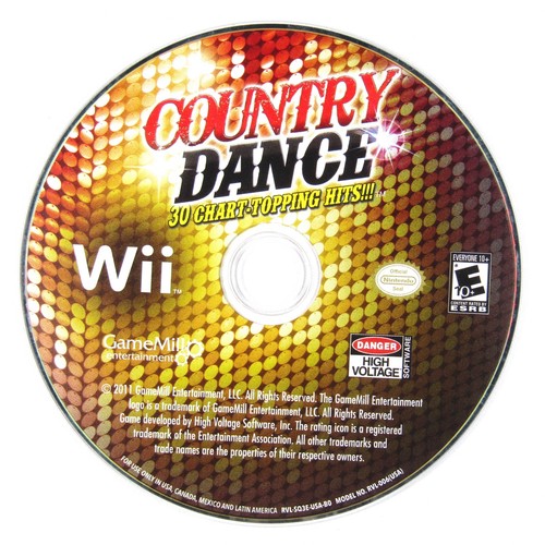 Country Dance Wii Tested Authentic Disk Only | eBay