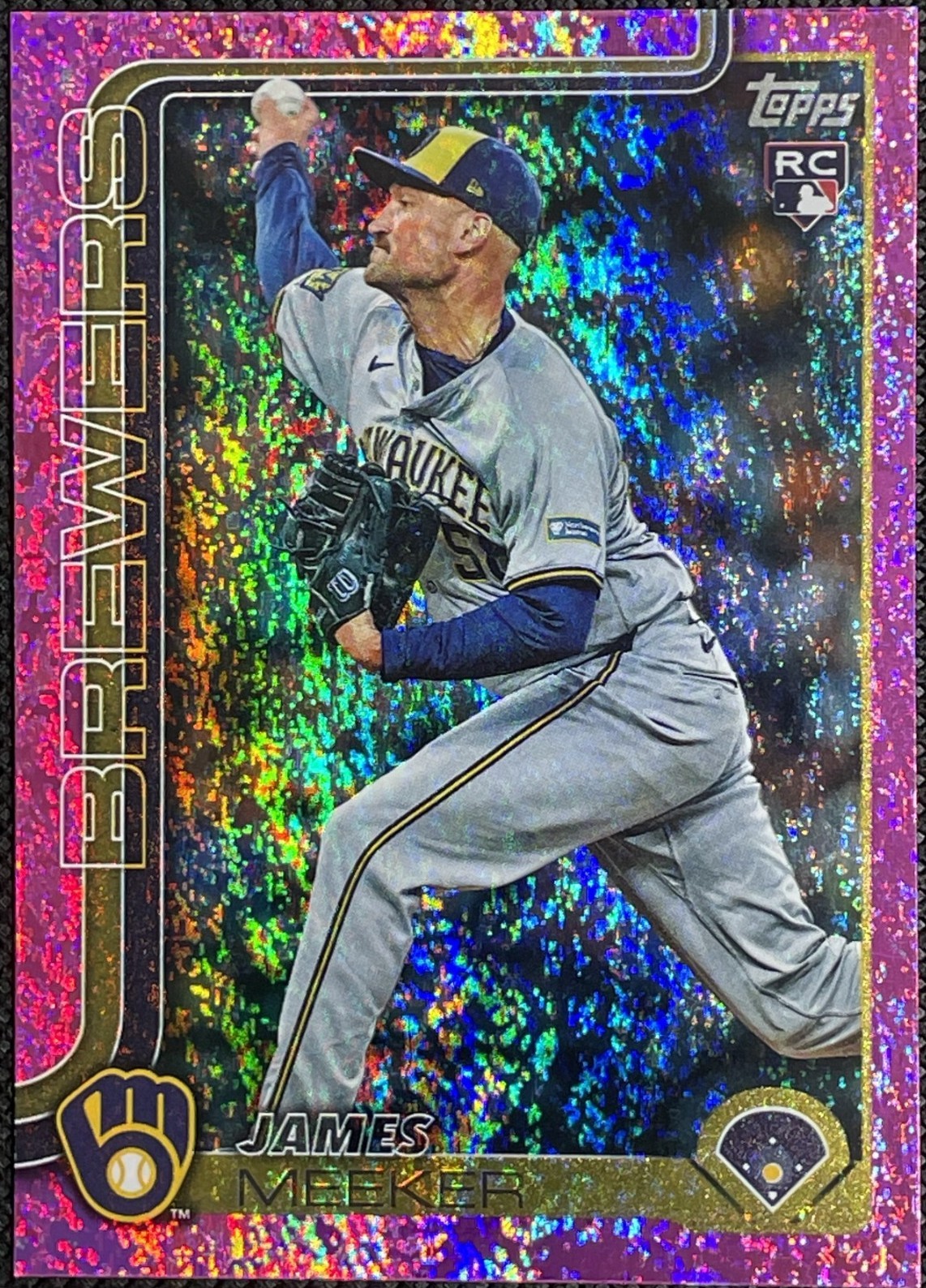 2025 Topps Update Series - James Meeker #US326 Pink Holo Foil (RC) for ...