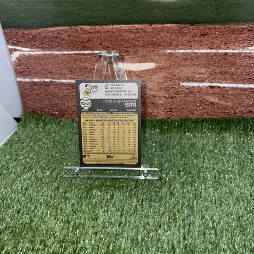 2022 Topps Heritage JOSE SIRI Rookie RC Real One Red Ink Auto /73 METS ...