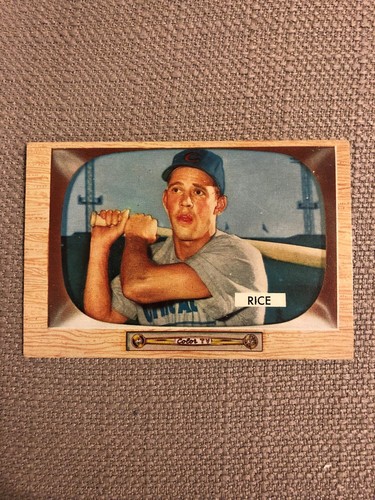 1955 Bowman Hal Rice Chicago Cubs #52 Baseball Card EX | eBay