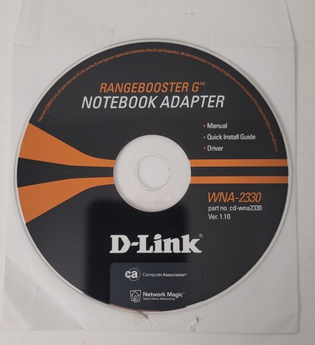 Rangebooster G Notebook Adapter D-link Cd WNA-2330 | eBay