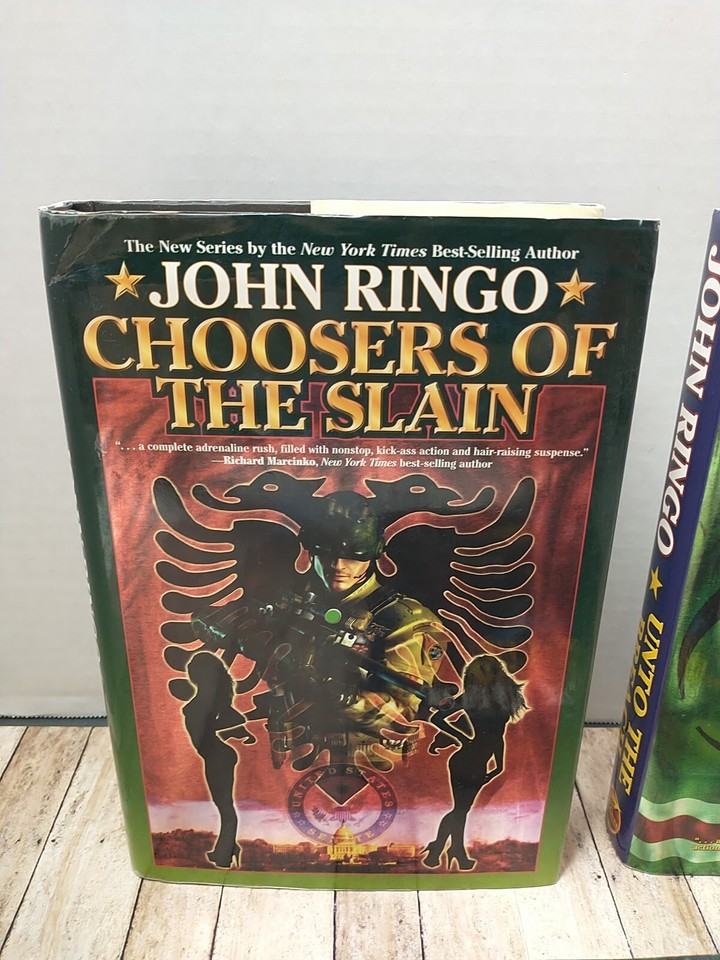Lot of 3 John Ringo Hardcover Books Paladin of Shadows Series #3 #4 #5 ...