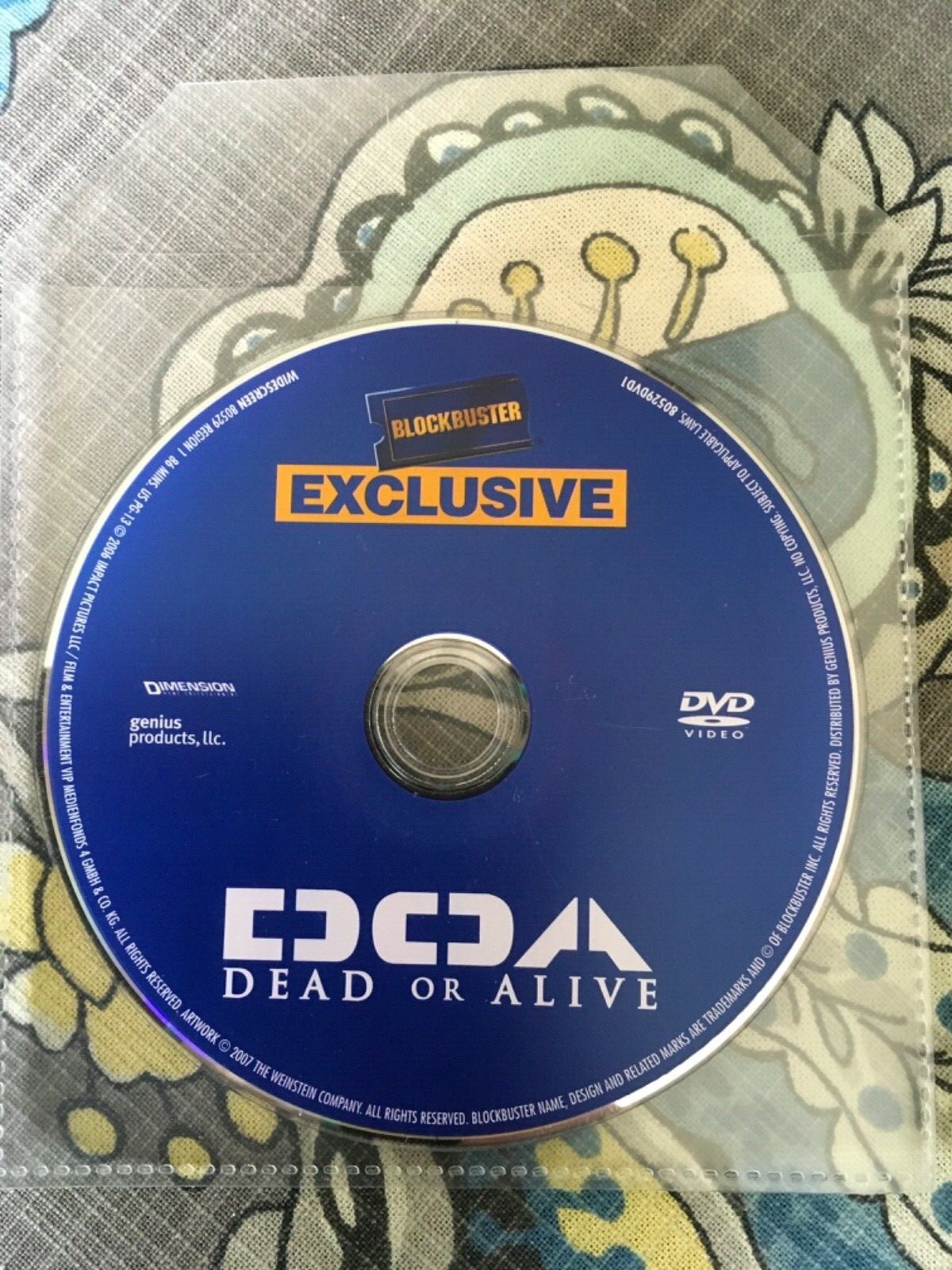 DOA: Dead or Alive (DVD, 2007) Blockbuster Exclusive, Ex-Rental, Eric ...
