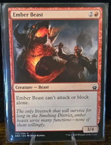 Magic The Gathering TCG - 2018 - Ember Beast - 175/254 | eBay