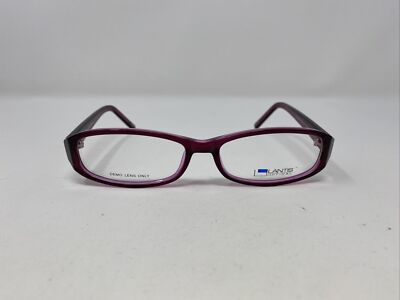 LANTIS Eyeglasses Frame CS L6001 54-16-135 PRP Purple/Plum Full Rim ...