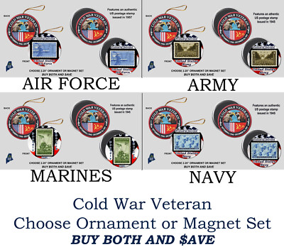 COLD WAR VETERAN Collectibles - US ARMY NAVY MARINES AIR FORCE Military ...
