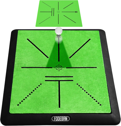Golf Hitting Mat – Practice Mat with Swing Path Feedback & Impact ...