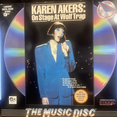 Karen Akers - On Stage At Wolf Trap Laserdisc (Not a DVD) - Very Good | eBay