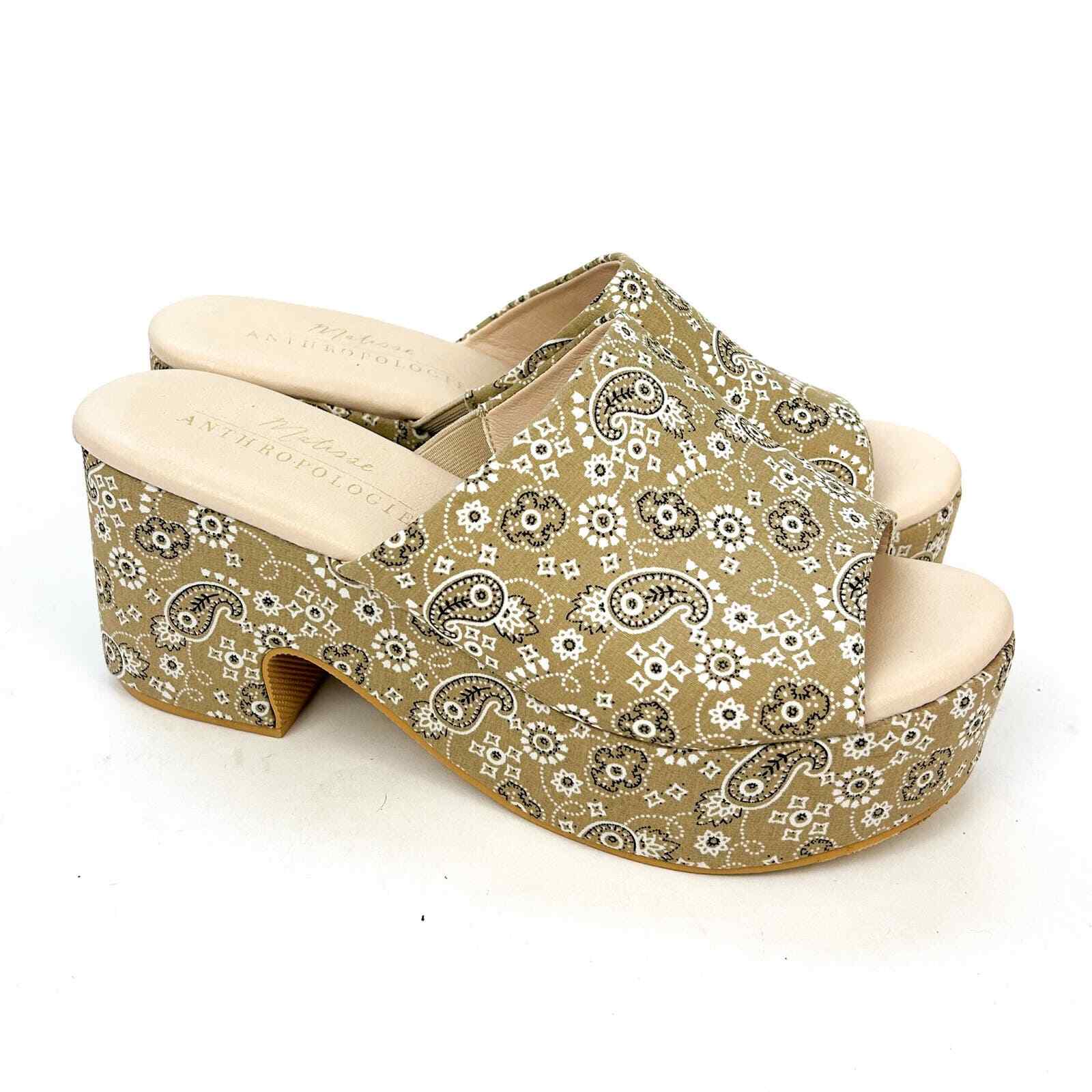 Anthropologie x Matisse Terry Platform Sandals - Gem